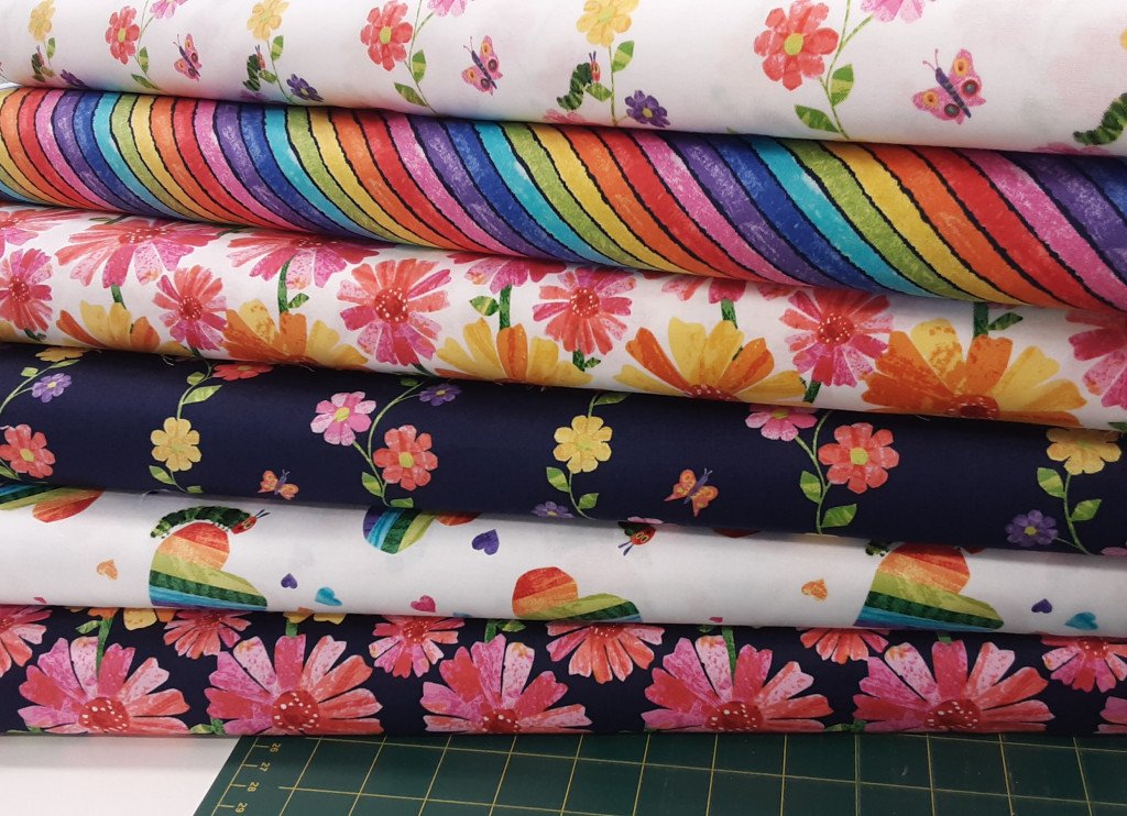 Makower - Very Hungry Caterpillar In the Garden - Stitch & Knit